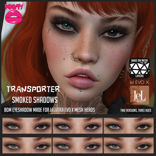 Second Life Marketplace Pout Transporter Smoked Shadows